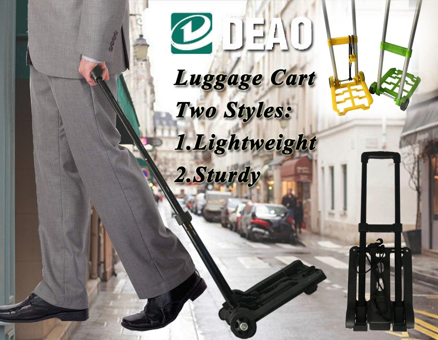 DA-LG2 25kg folding luggage cart, plastic portable folding truck, 2 ...