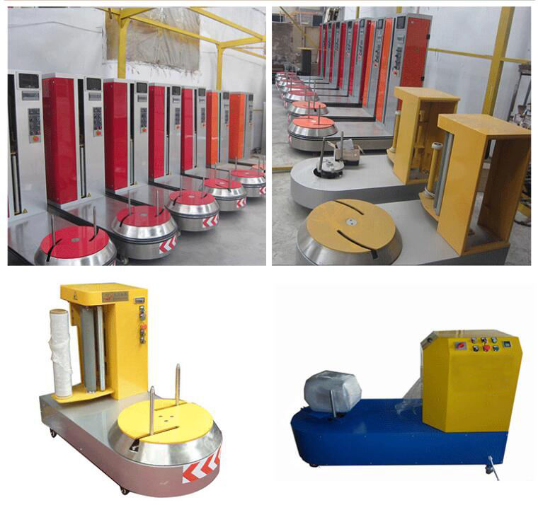 LP600S Automatic Airport Luggage Wrapping Machine Luggage Wrapper ...