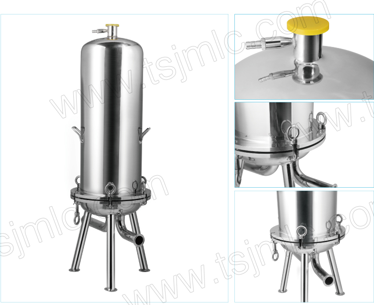 High Flow Distillation Alcohol Filter Stainless Steel Cartridge Filter ...