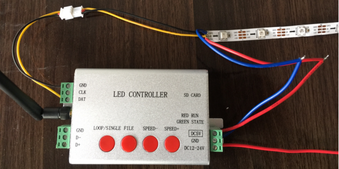 H806SB H801SB Wifi SPI Controller 5V 12V-24V 2048 Dots Pixel ...