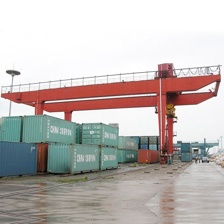 rail mounted container gantry crane for 20 feet, 40 feet 45 feet containers