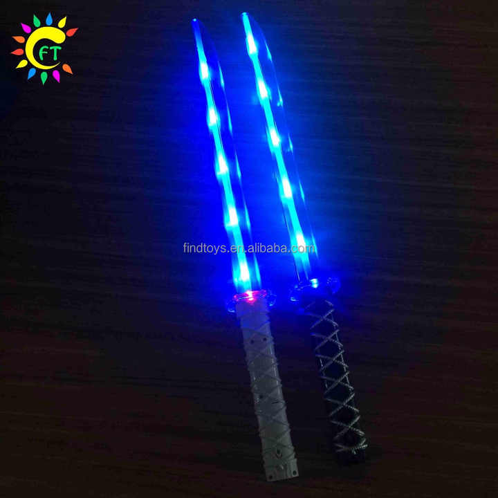 LED Samurai Sword Katana - Motion Activated Clanging Sounds