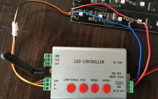 H806SB H801SB Wifi SPI Controller 5V 12V-24V 2048 Dots Pixel ...