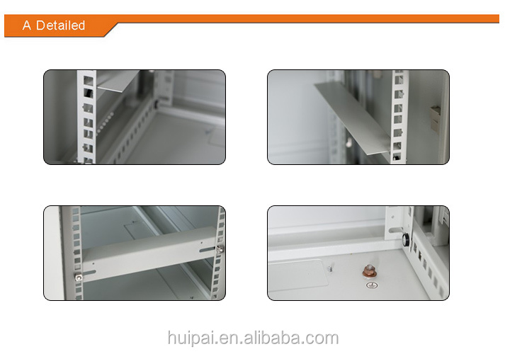 4U 6U White Glass Door 10 Inch Wall Mount Rack Cabinet Products from ...