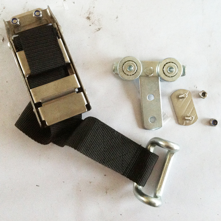 Curtain Side Bulk Strap on Center Buckle with Webbing and Rave Hook for ...