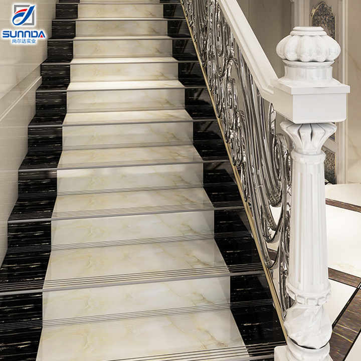 Grey Ceramic Stairs Tiles - Anti-Slip, Durable, Stylish