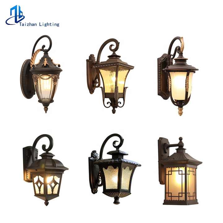European Style Antique Solar Wall Lights - Waterproof & Efficient