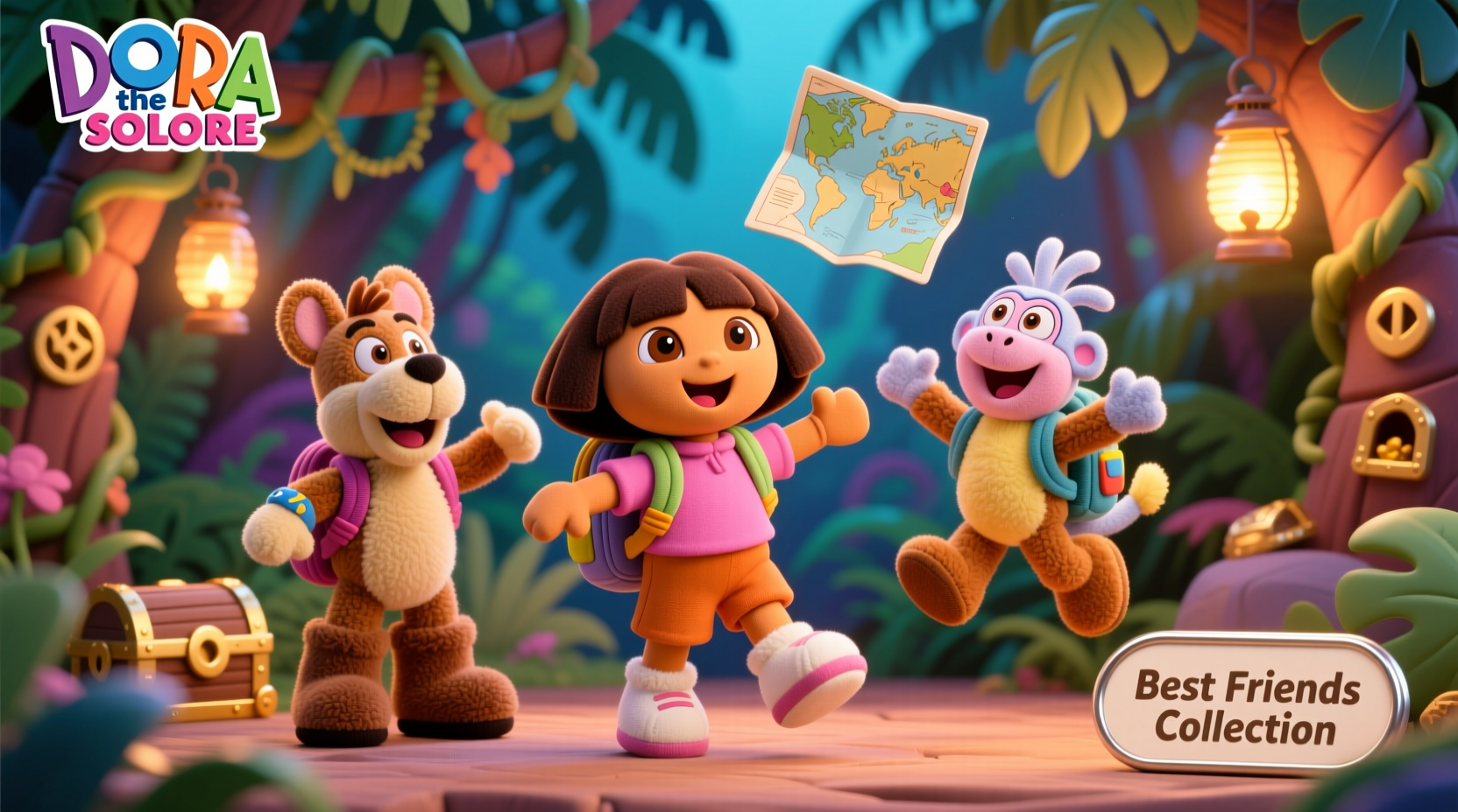 Affordable And Charming Dora The Explorer Best Friends Puppets Collection