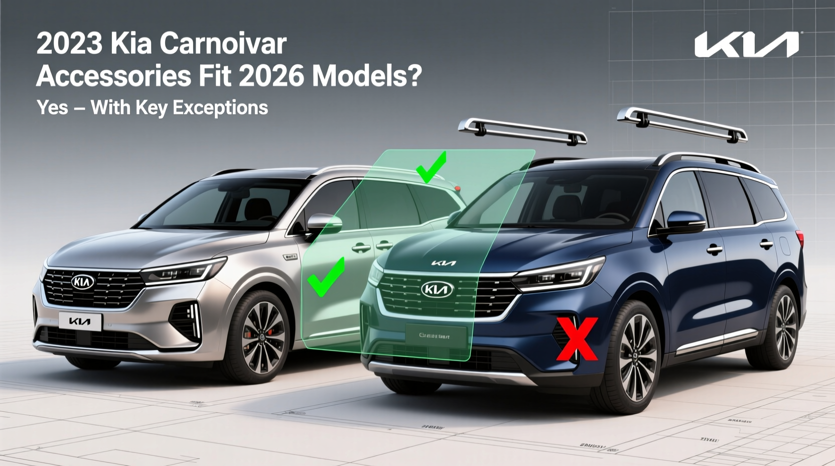 2023 Kia Carnival Accessories Fit 2026 Models? Yes — With Key Exceptions