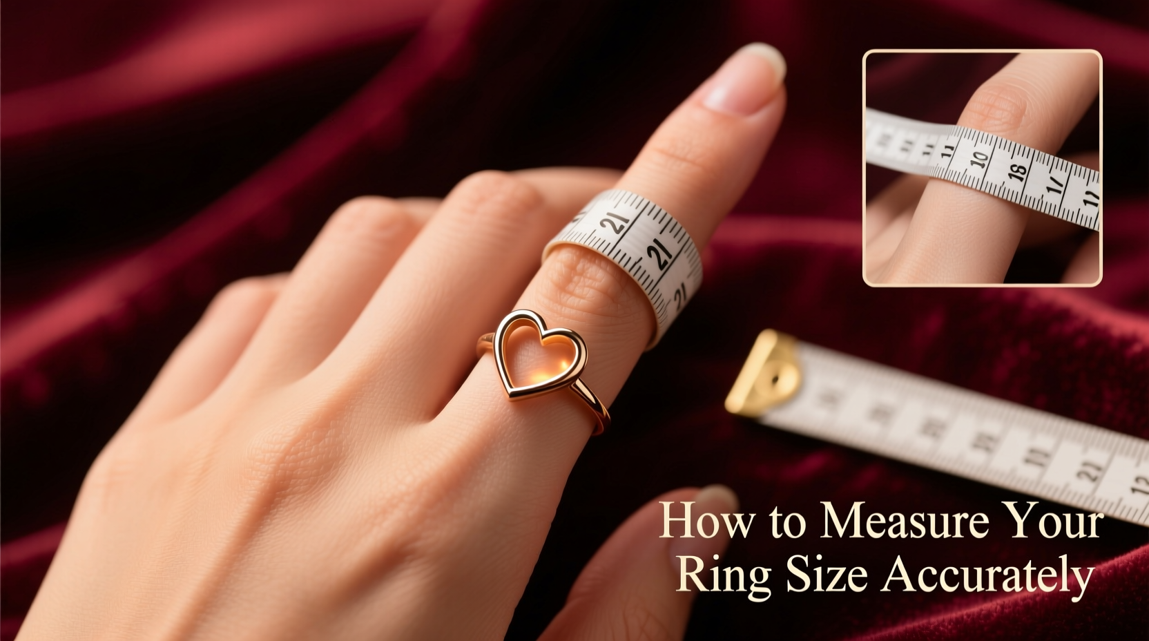 How To Accurately Measure Your Ring Size For A Perfect Heart Shaped Fit