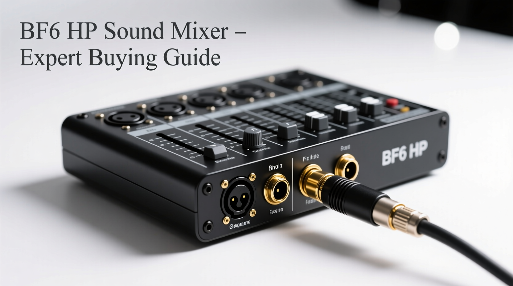 How to Choose a Sound Mixer BF6 HP with Pin for Microphone: Expert ...