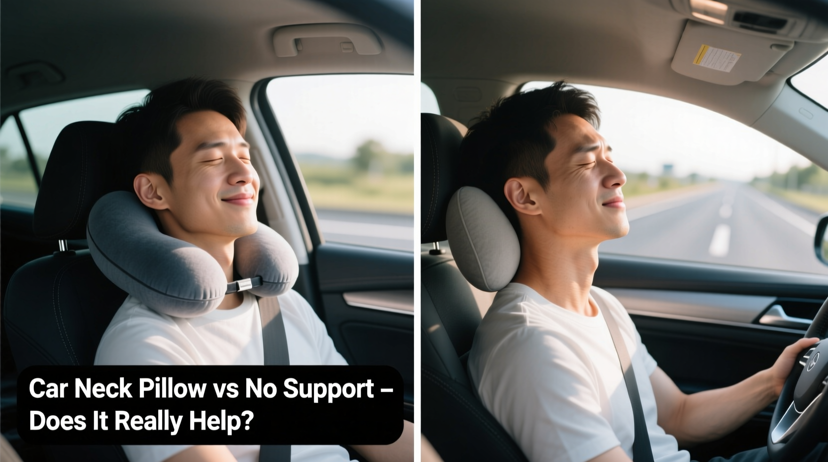 Car Neck Pillow Vs No Neck Support For Long Drives Will My Neck ...