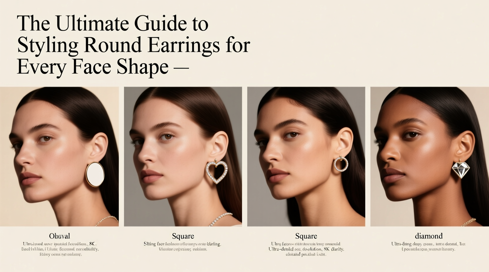 The Ultimate Guide To Styling Round Earrings For Every Face Shape