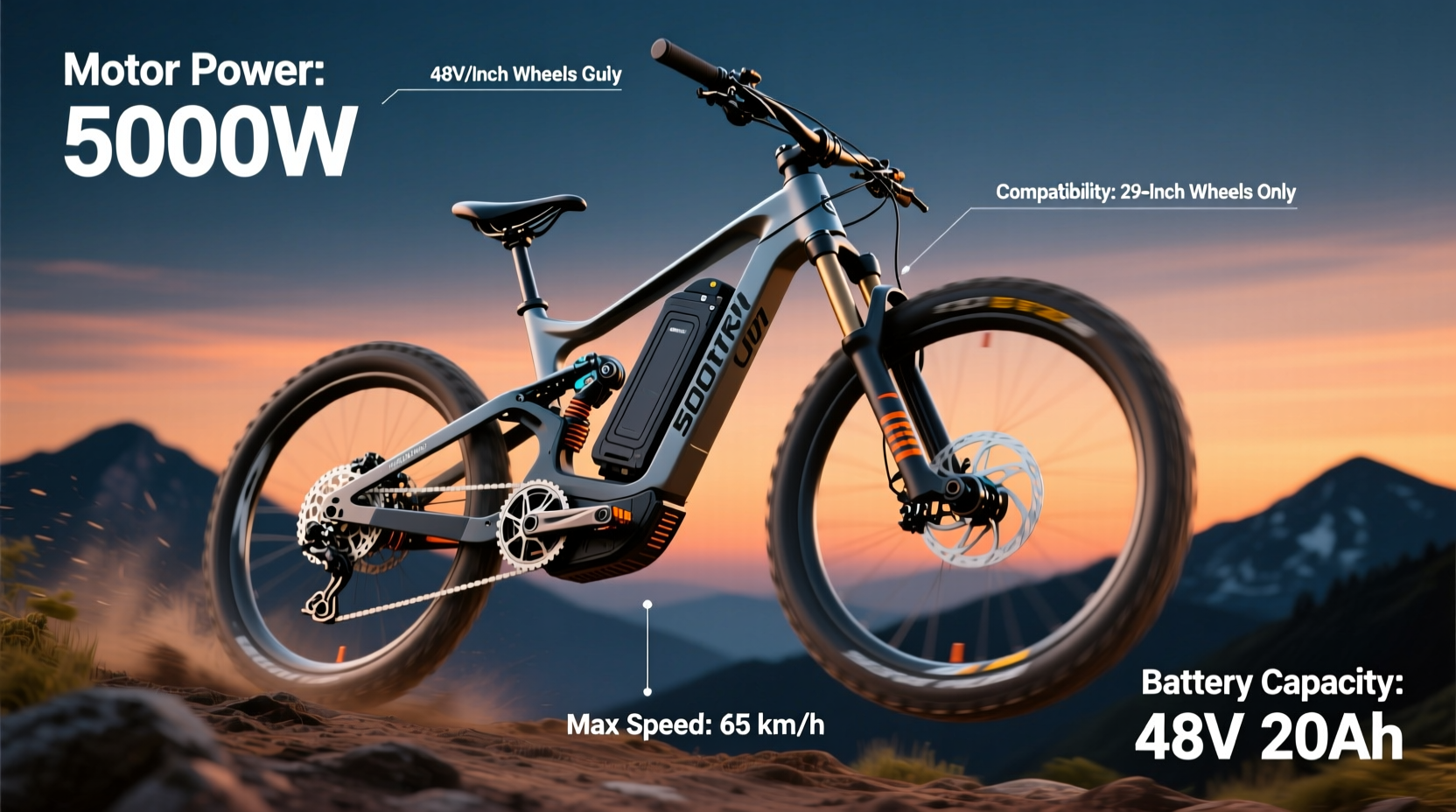 How to Choose the Best 5000W Ebike Kit for 29-Inch Wheels