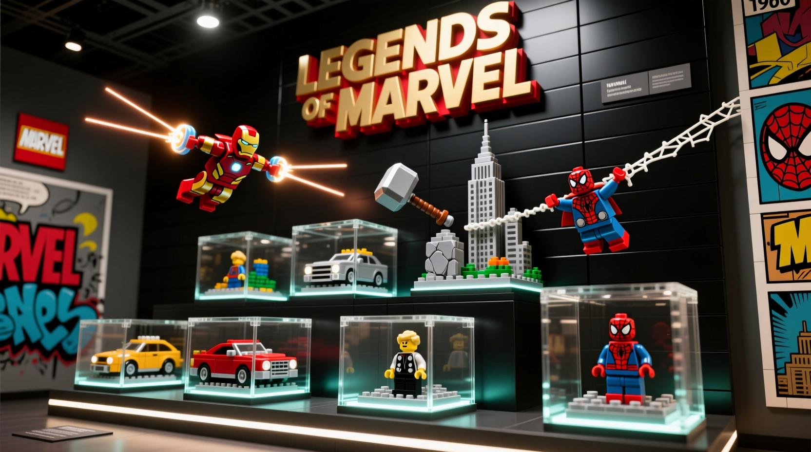Creative Steps To Build A Stunning Custom Lego Marvel Display That ...