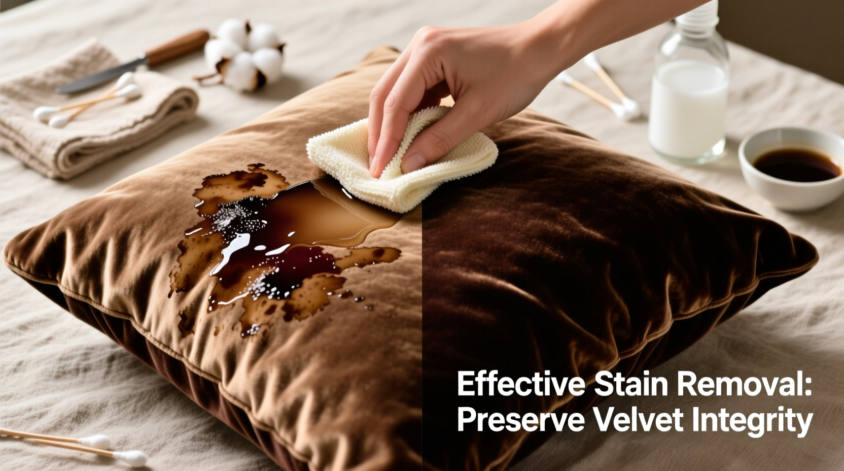 Effective Methods To Remove Stains From Velvet Cushion Covers Without ...