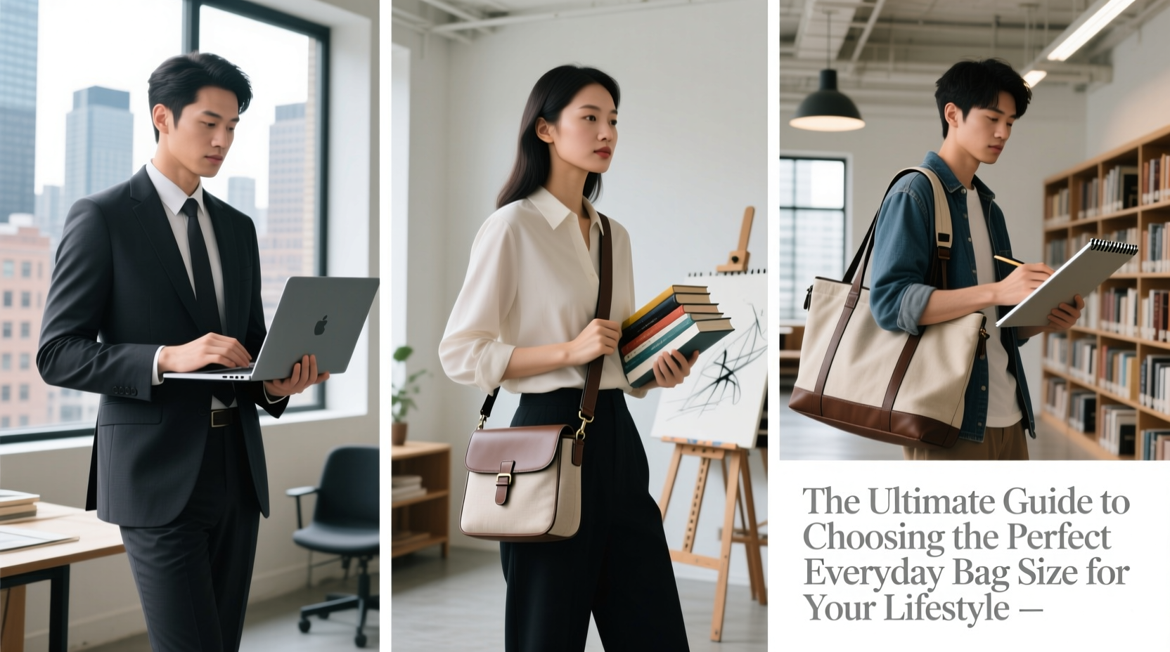 The Ultimate Guide To Choosing The Perfect Everyday Bag Size For Your ...