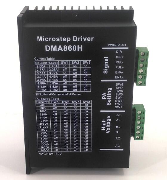 Stepper motor driver DM860H DM860 DSP digital stepper motor driver ...