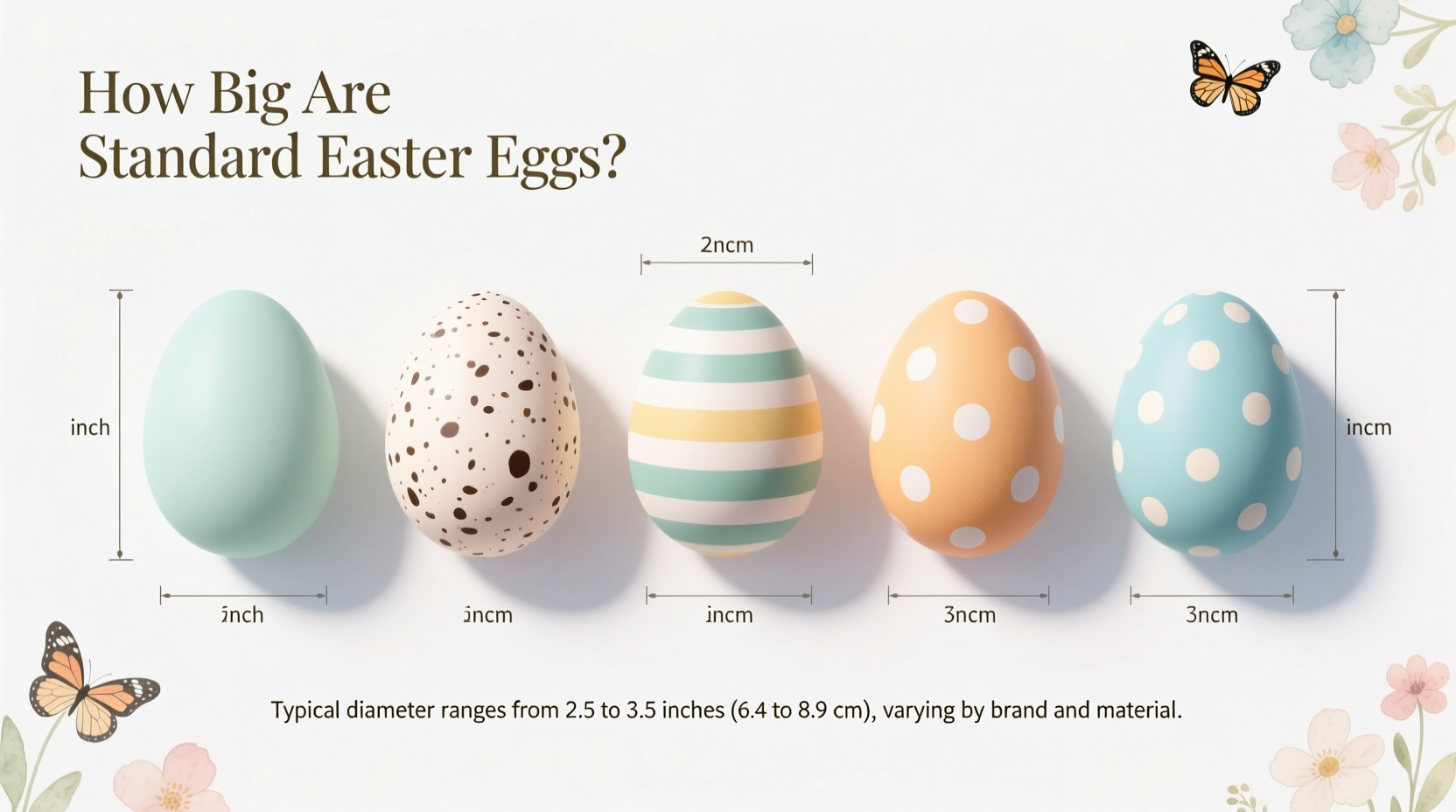 How Big Are Standard Easter Eggs?