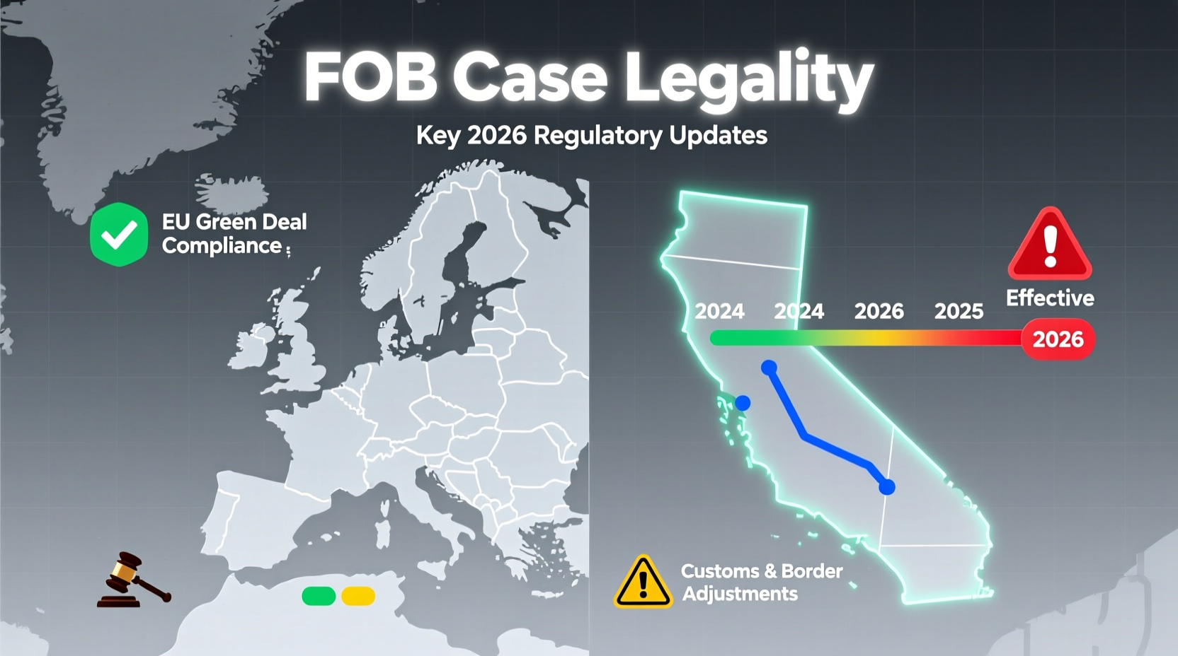 FOB Case Legality in EU & California: Key 2026 Updates