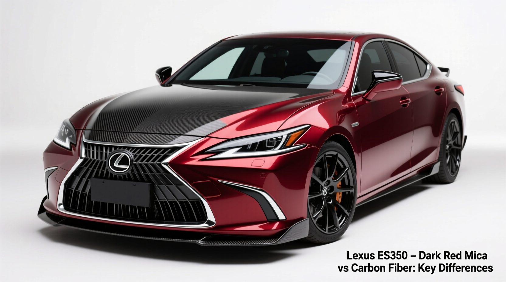 Lexus ES350 Dark Red Mica vs Carbon Fiber: Key Differences