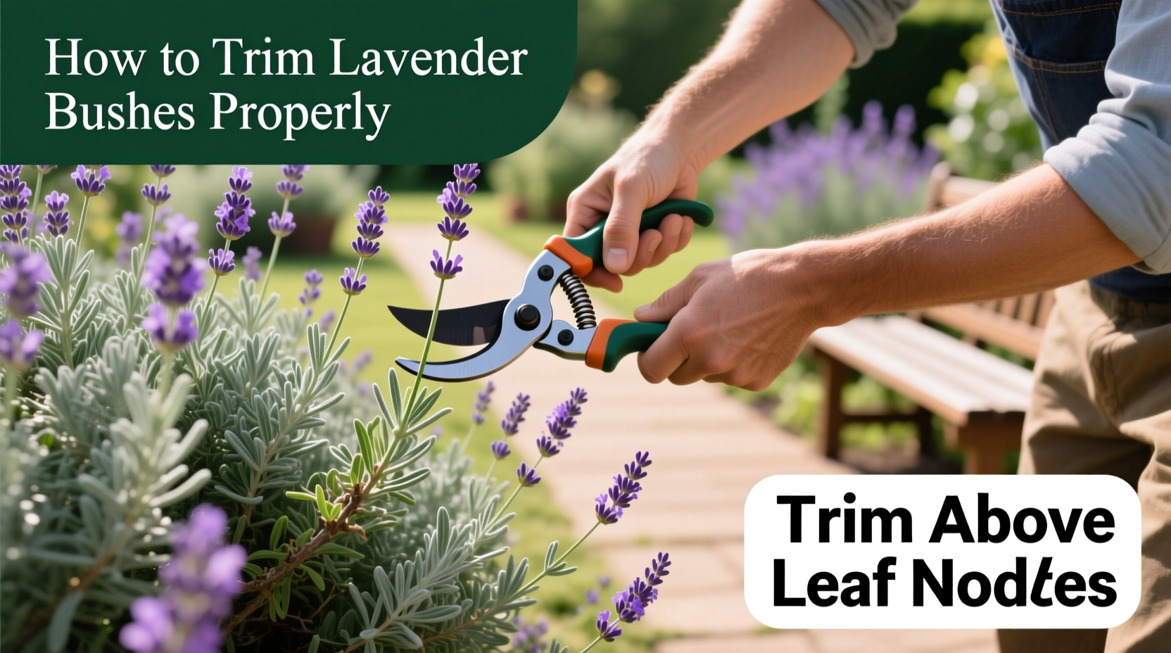 How to Trim Lavender Bushes Properly