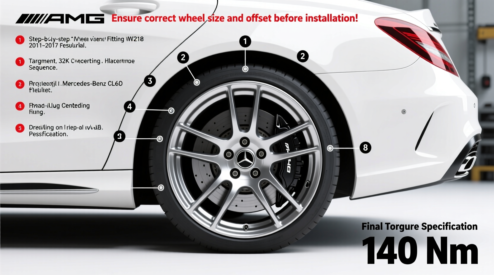 W218 AMG Wheel Install Guide: Step-by-Step for 2011–2017 CLS63