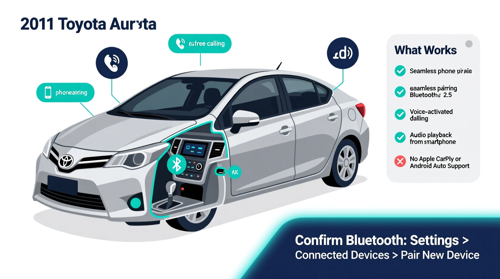 2011 Toyota Auris Bluetooth Compatibility: What Works & How to Confirm