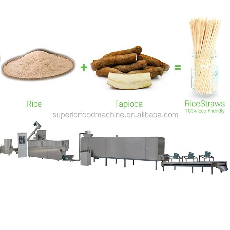 2019 New Material Cassava Rice Edible Straw Biodegradable Disposable ...