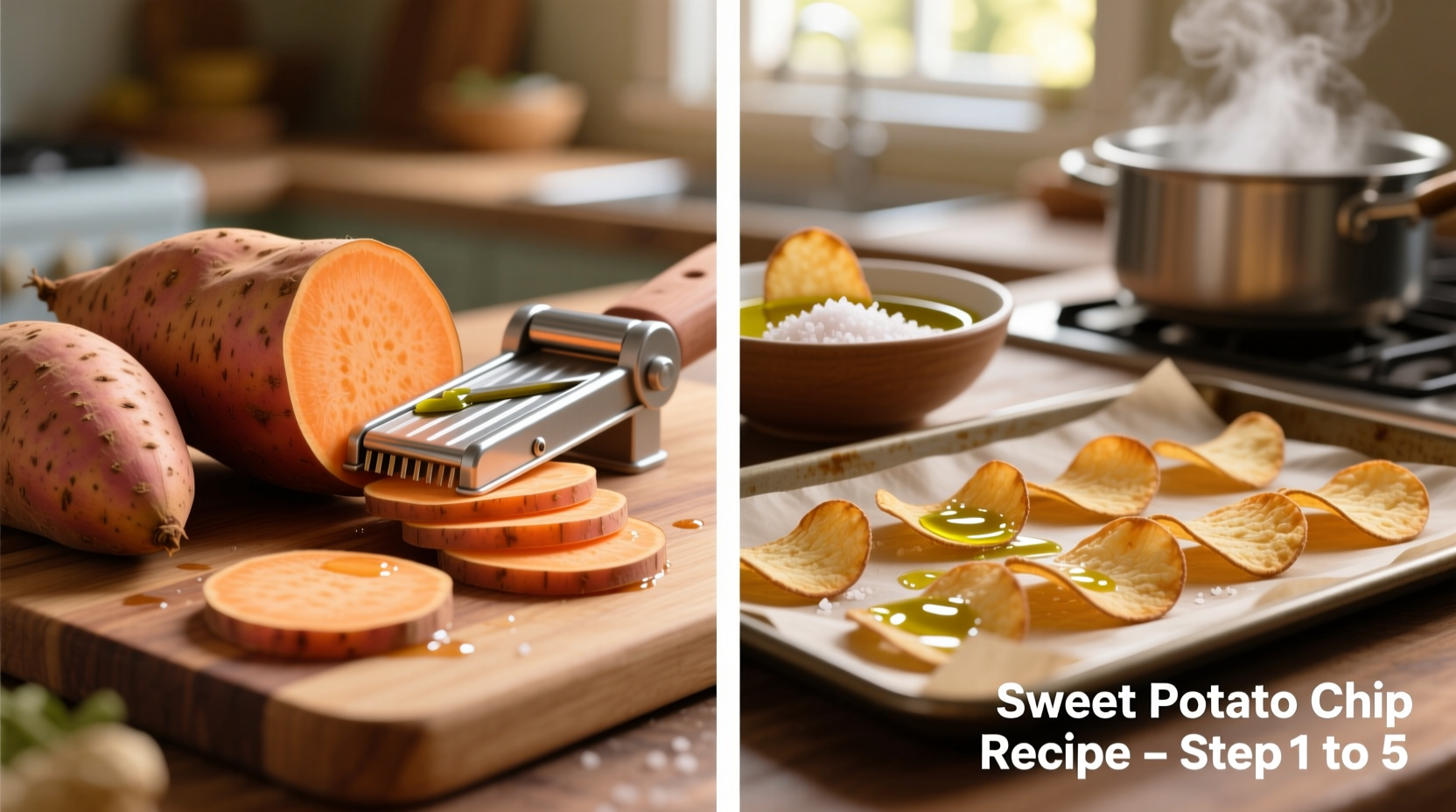 Crispy Sweet Potato Chips: Easy Oven Recipe