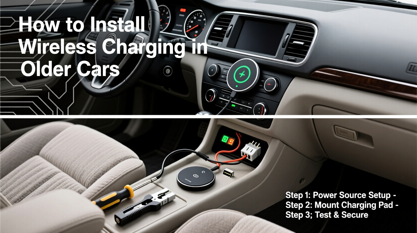 How to Install Wireless Charging in Older Cars