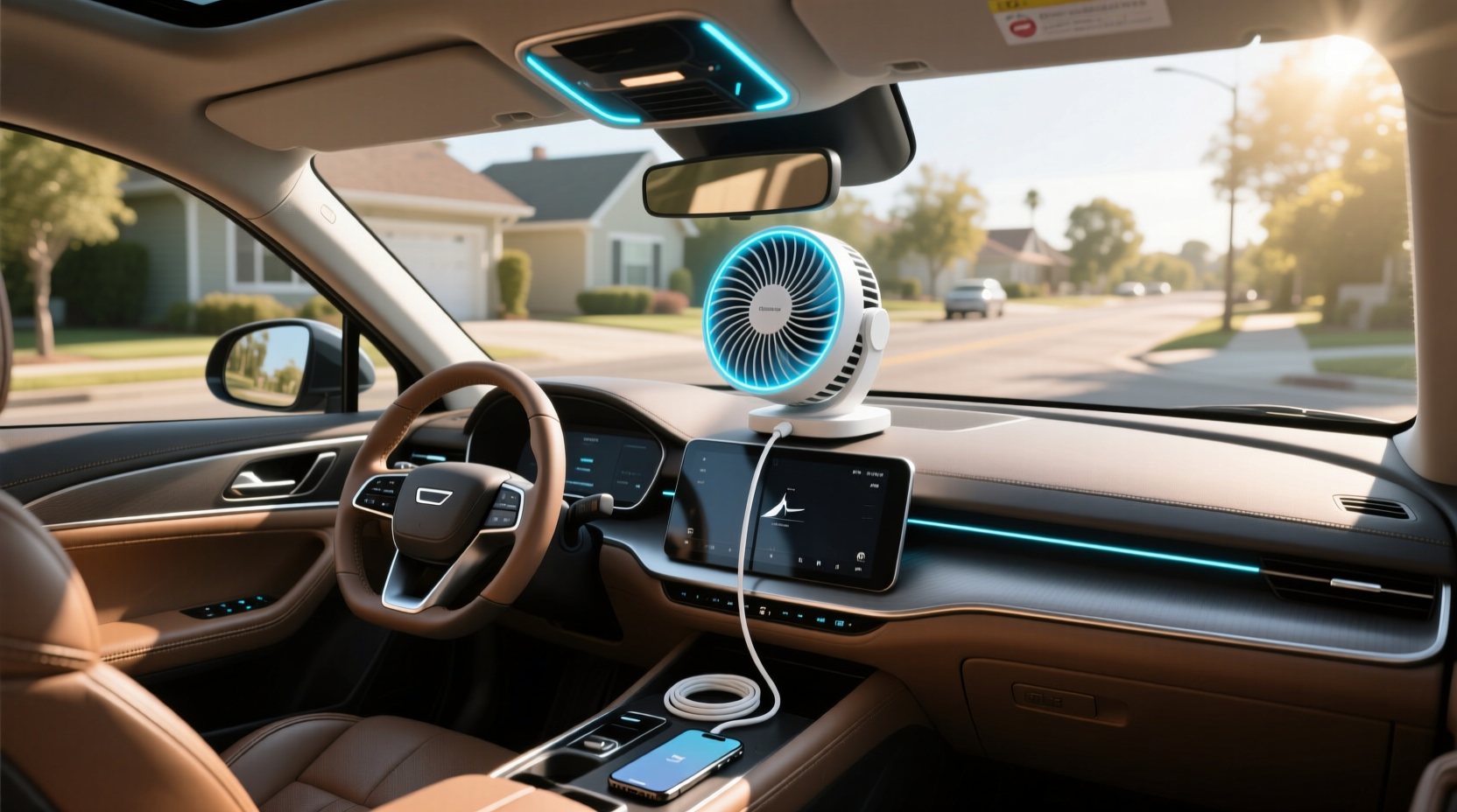 How Does a Solar Fan for Car Dashboard Work?