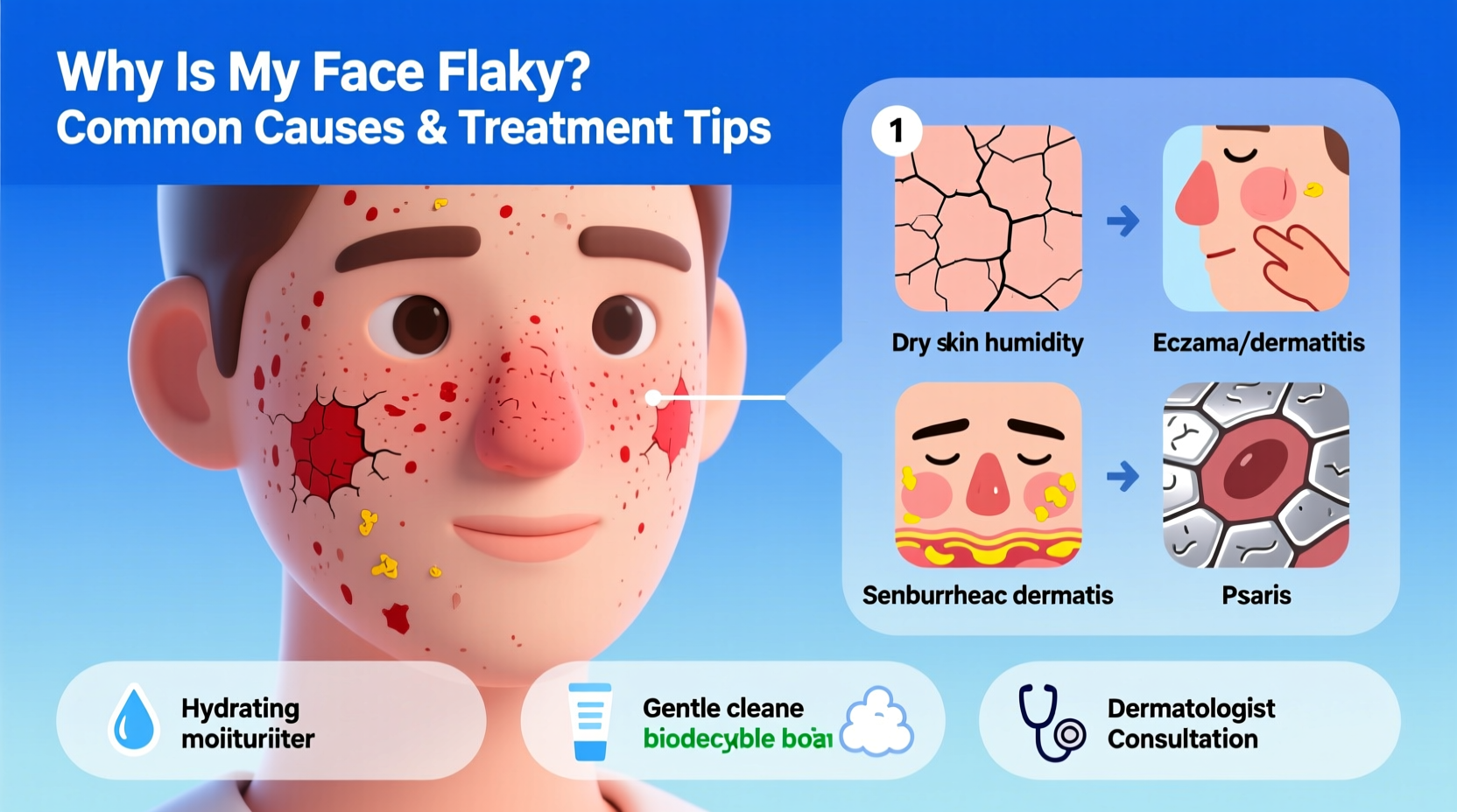 Why Is My Face Flaky Common Causes Treatment Tips