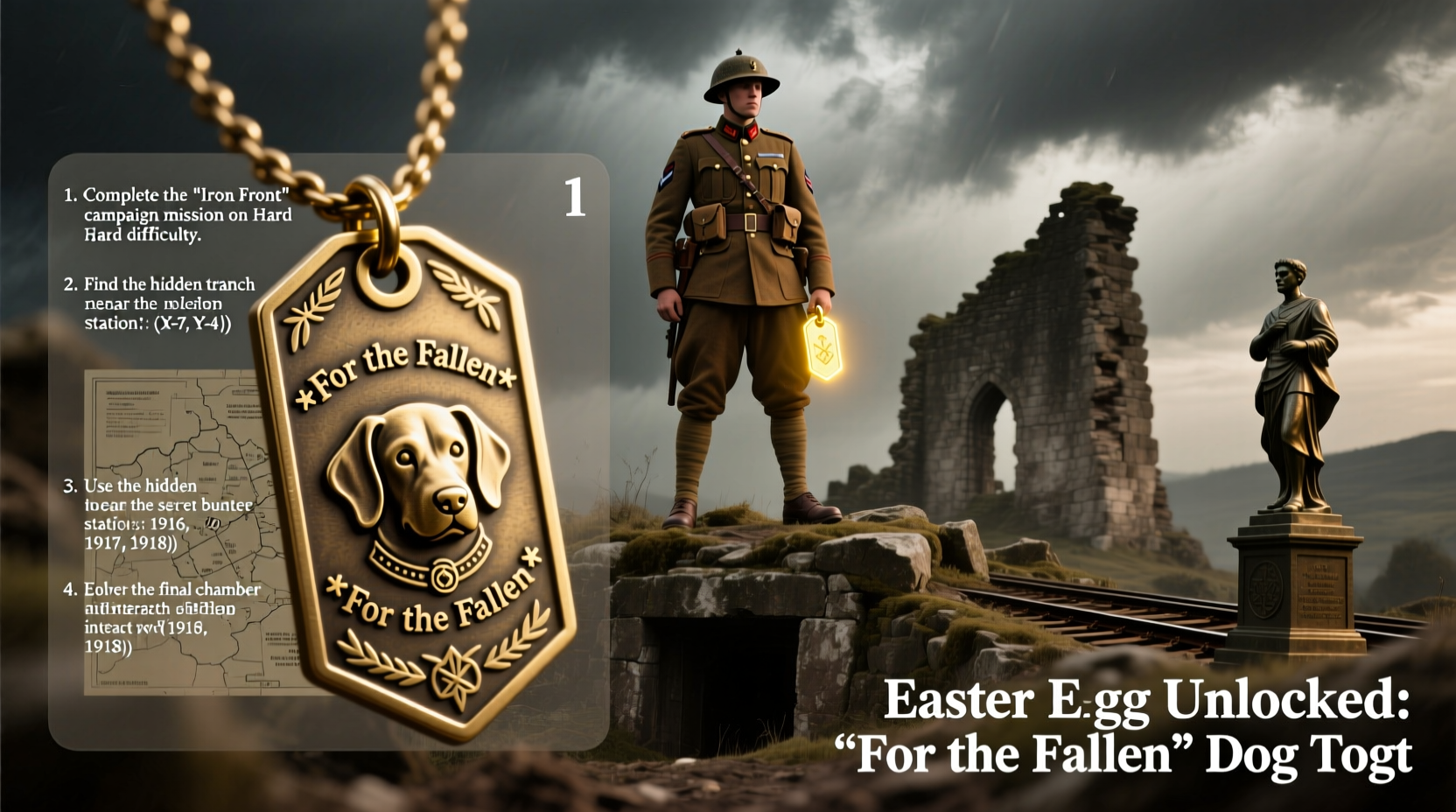 How To Unlock The Easter Egg Dog Tag In Battlefield 1 A Step By Step Guide