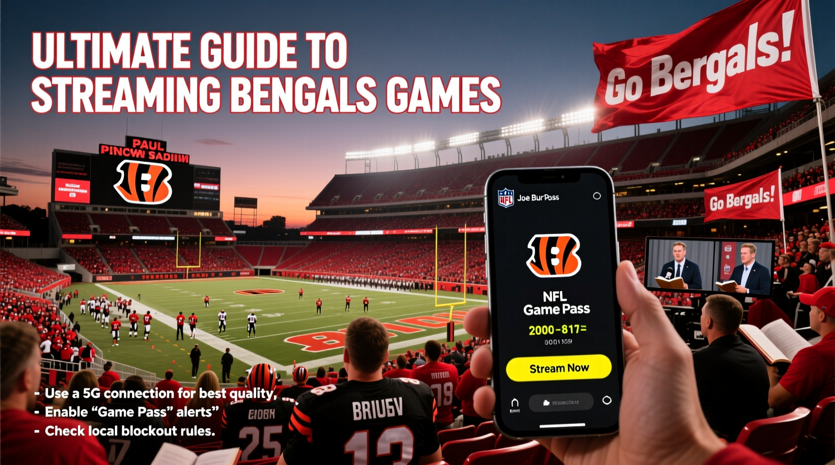 Ultimate Guide To Watching Cincinnati Bengals Games Streaming ...