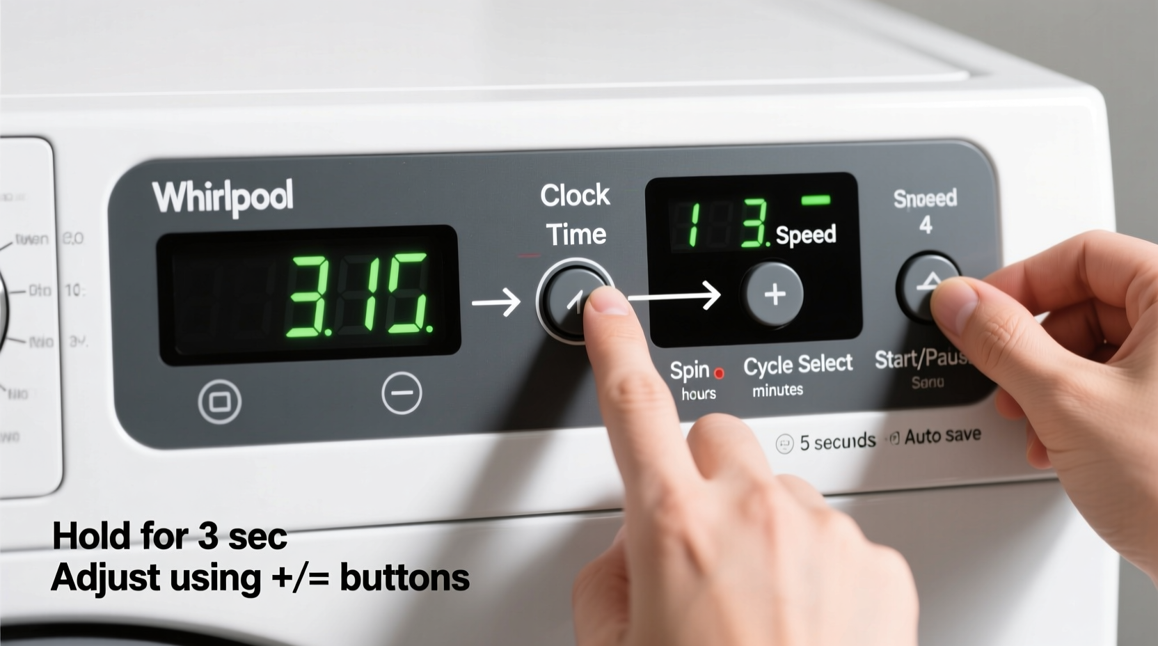 Step By Step Guide To Fixing The Clock On Your Whirlpool Washing ...