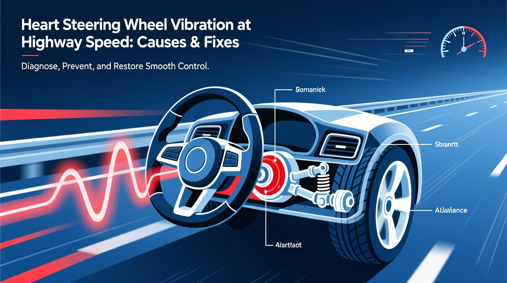 Heart Steering Wheel Vibration at Highway Speed: Causes & Fixes