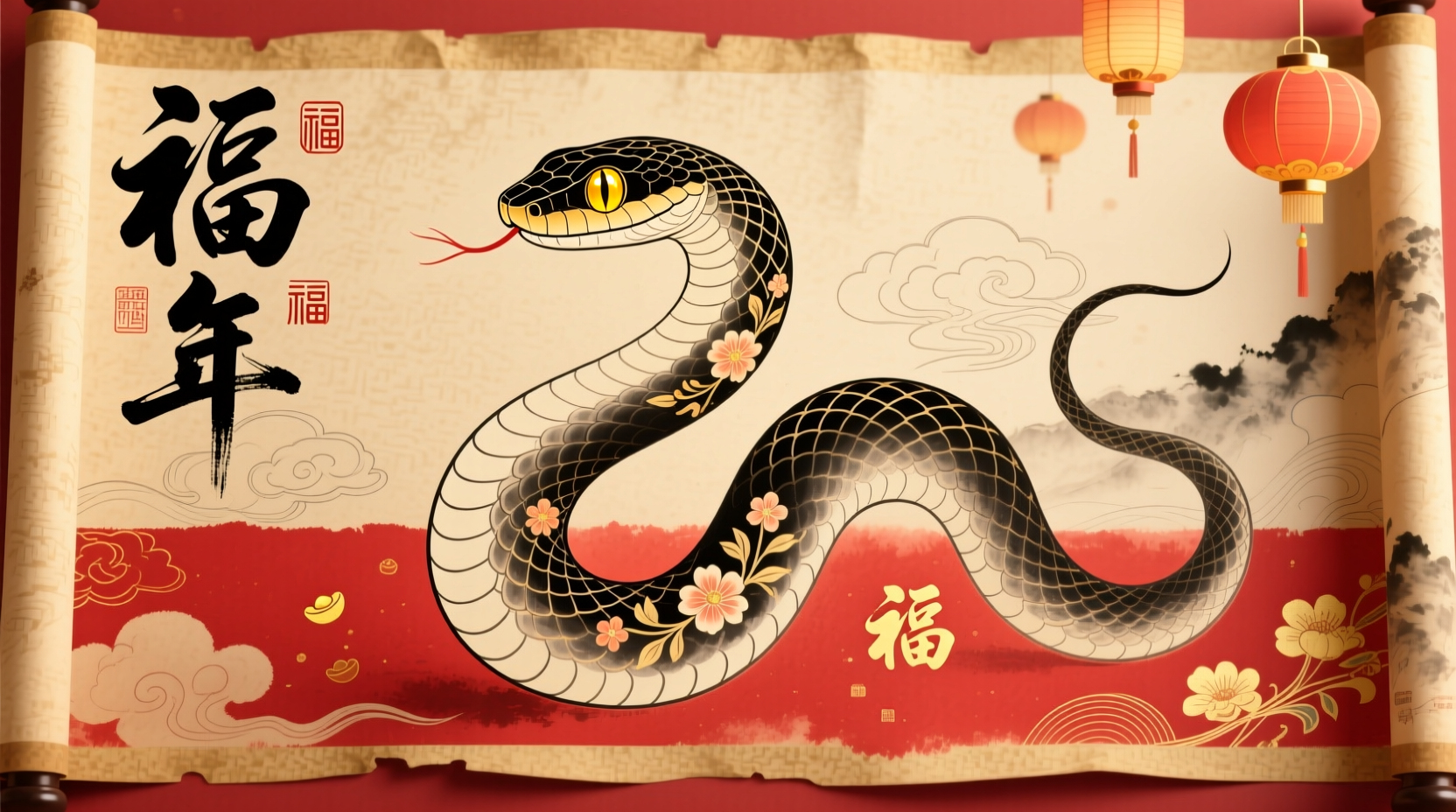 How to Draw a Chinese New Year Snake Step by Step