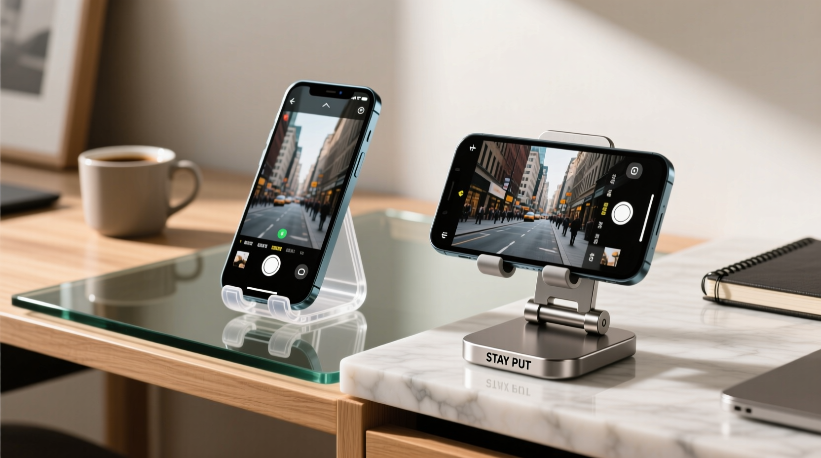 Adhesive Vs Weighted Phone Stand Which One Actually Stays Put