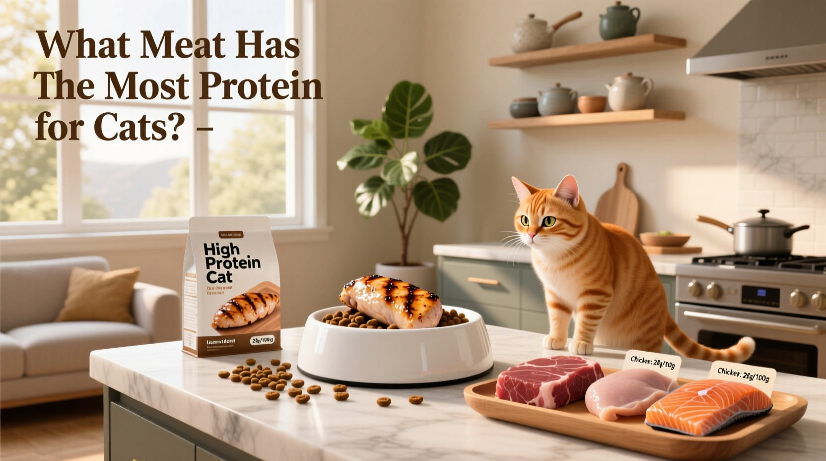 High Protein Diet for Cats: What Meat Has the Most Protein?