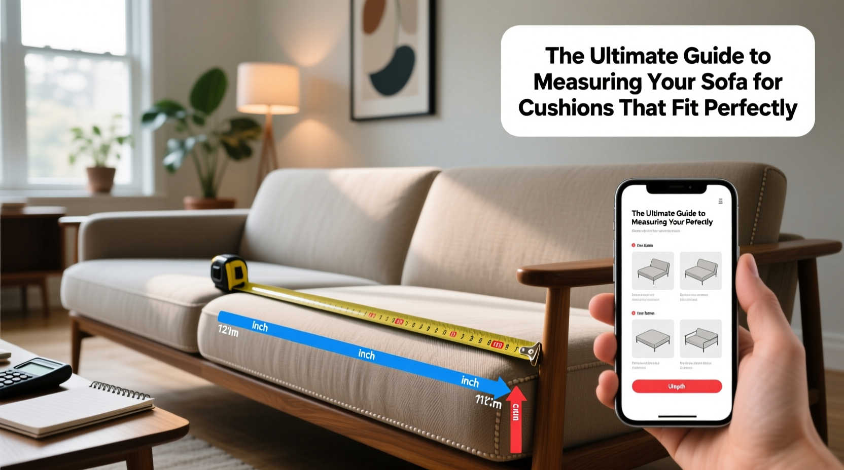 The Ultimate Guide To Measuring Your Sofa For Cushions That Fit Perfectly