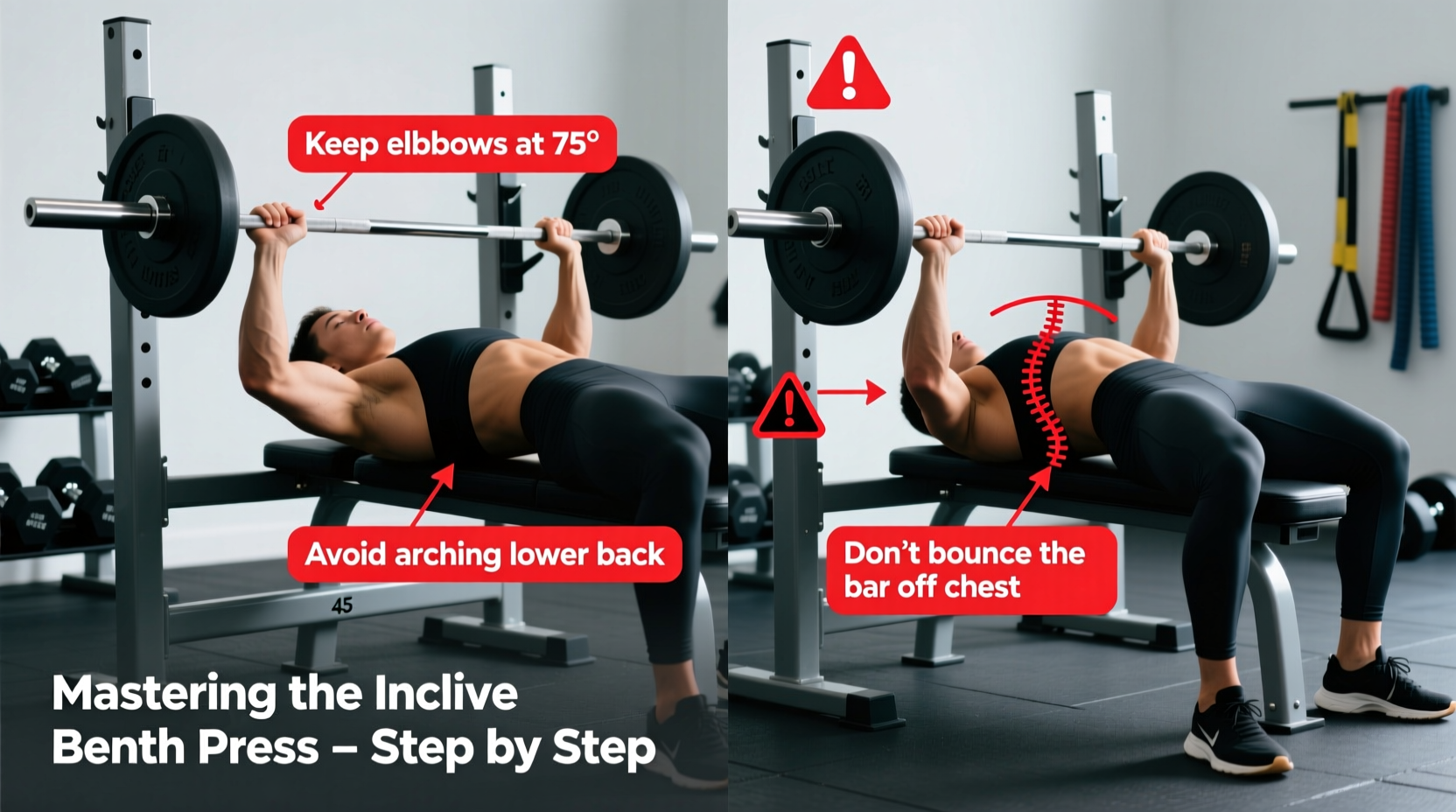 Mastering The Incline Bench Press Step By Step Technique And Common ...