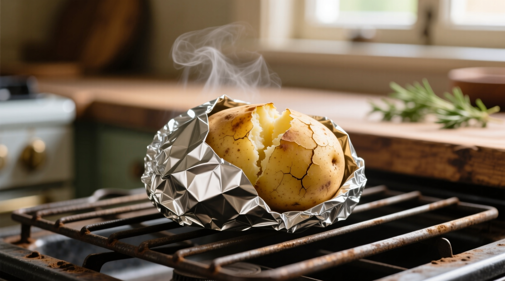 Foil Wrapped Baked Potato: Crisp Skin, Fluffy Inside Every Time