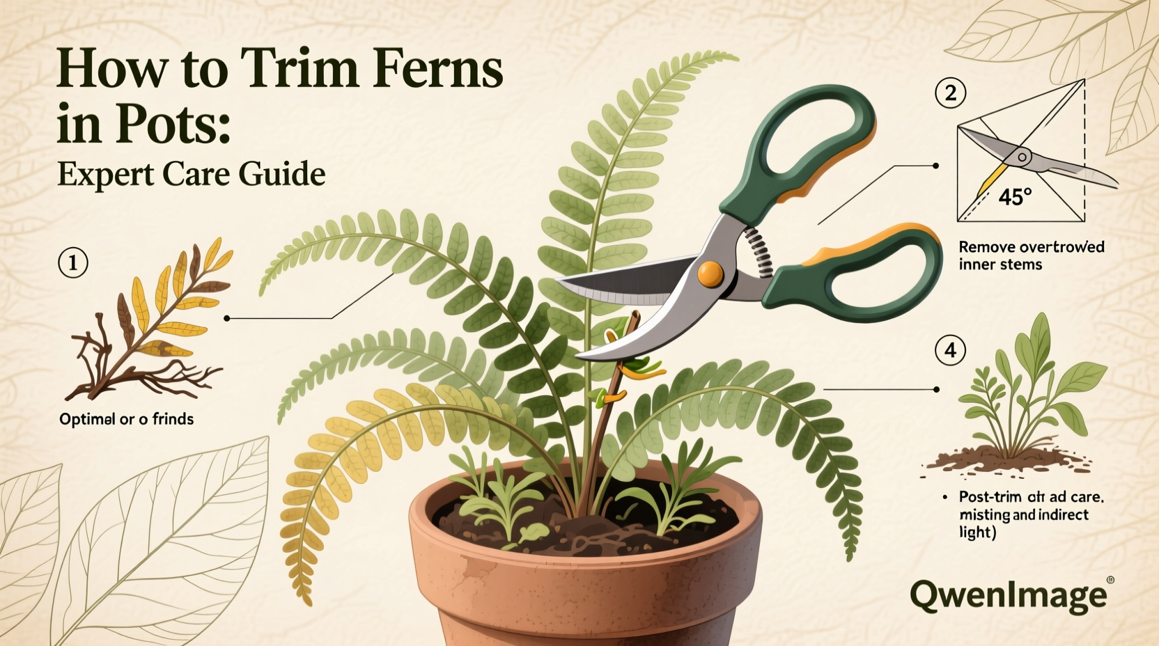 How To Trim A Fern