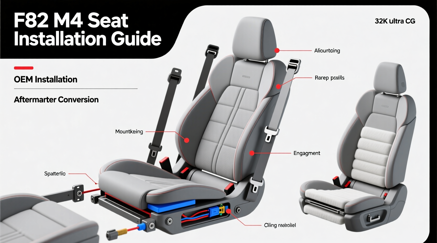F82 M4 Seat Installation Guide: OEM & Aftermarket Steps