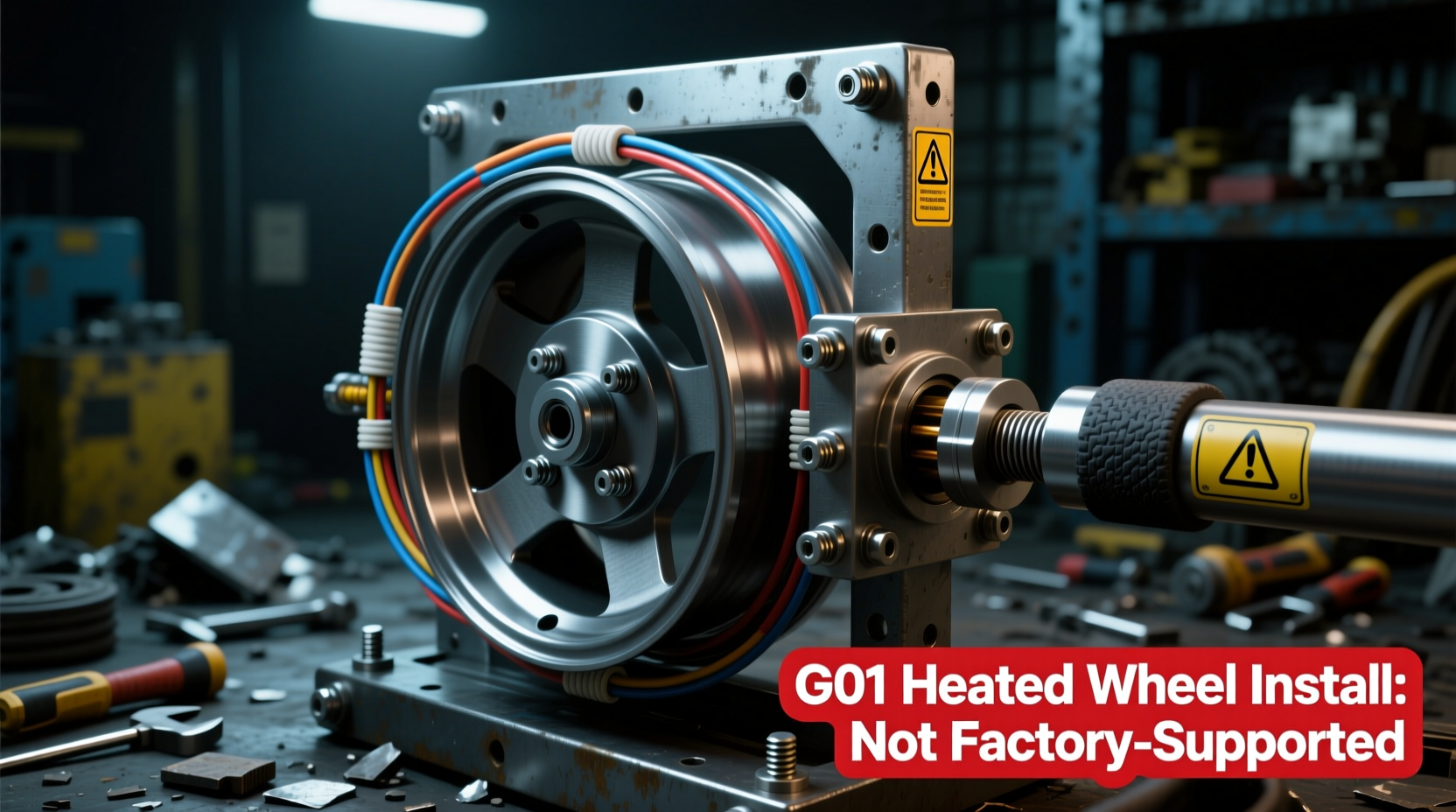 G01 Heated Wheel Install: Not Factory-Supported