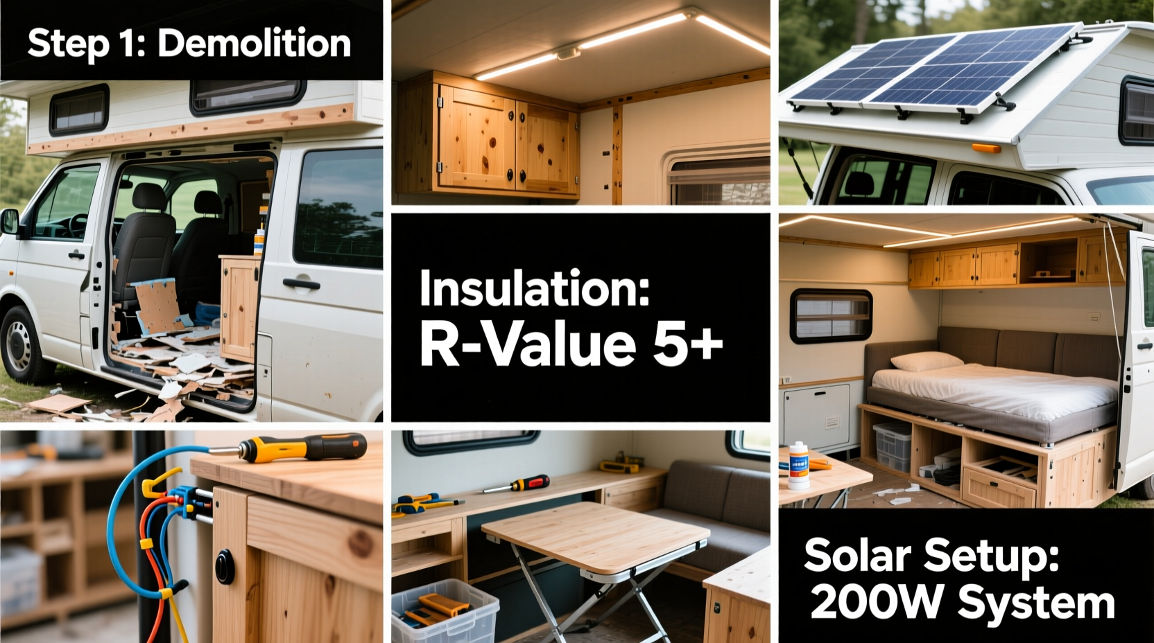 T5 Camper Conversion Guide: Full DIY Steps & Key Considerations