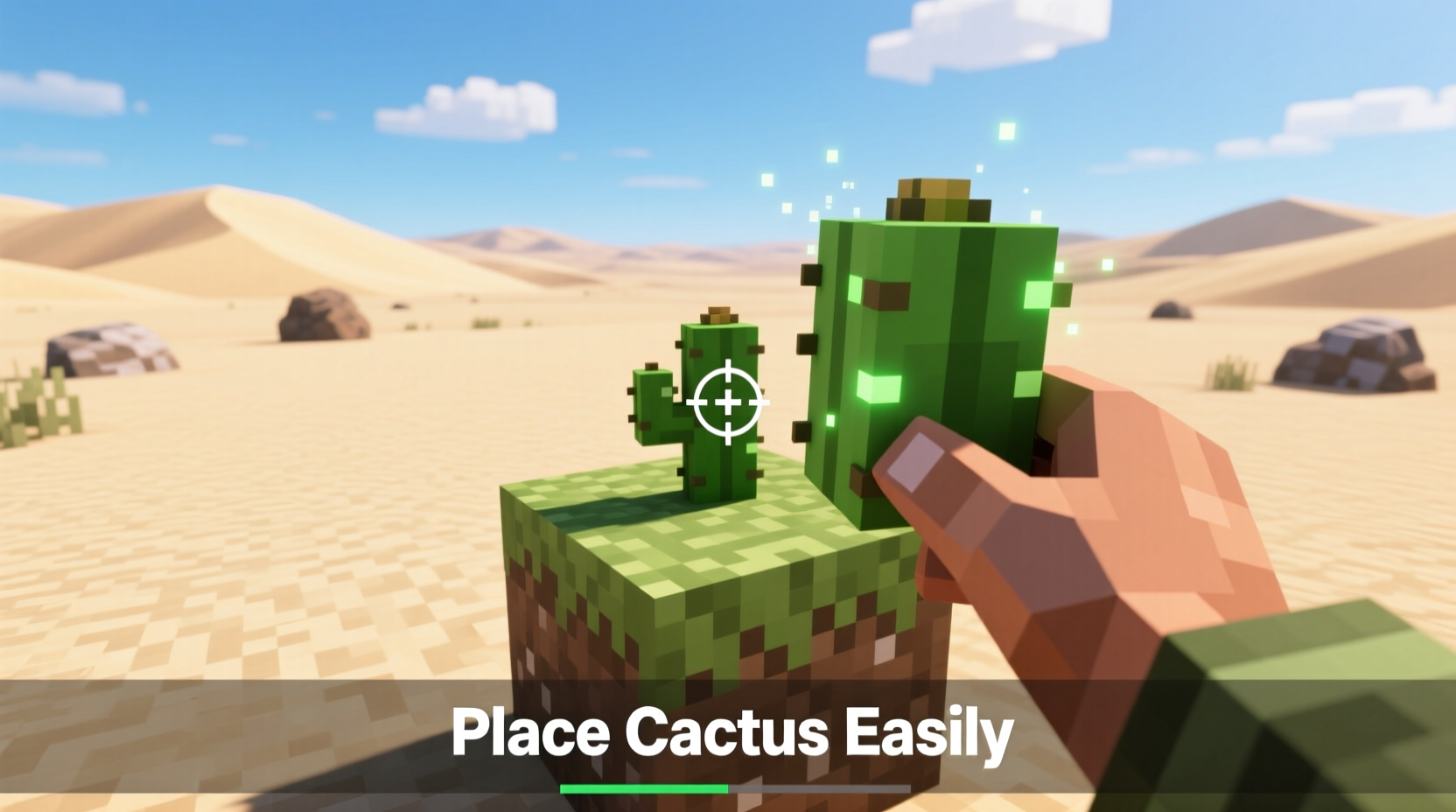 How to Place a Cactus in Minecraft Easily