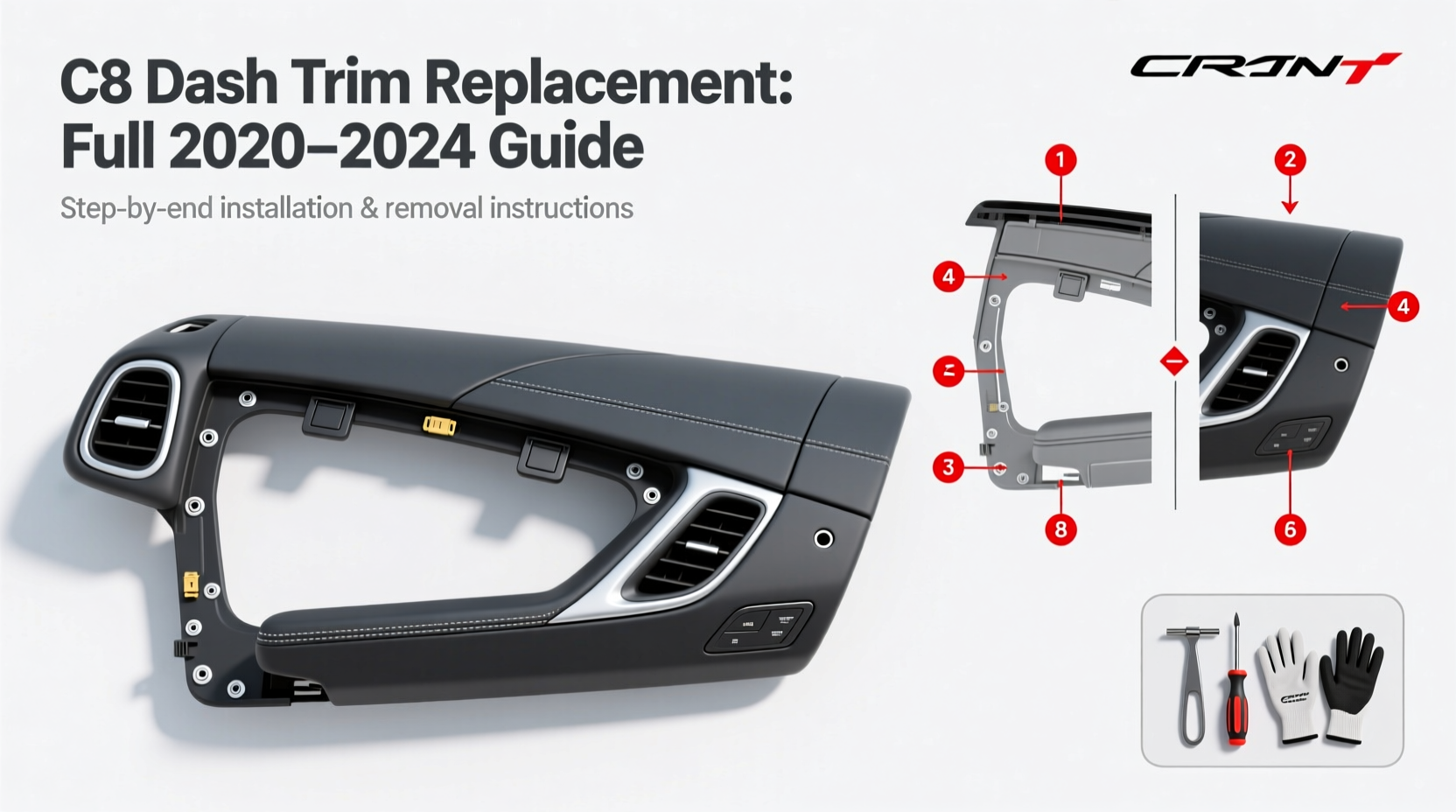 C8 Dash Trim Replacement: Full 2020–2024 Guide