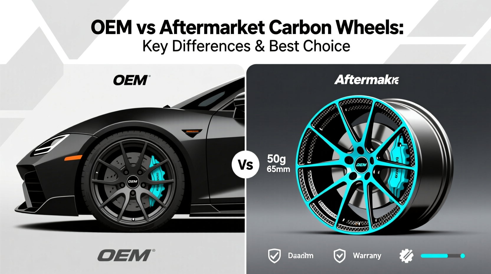 OEM vs Aftermarket Carbon Wheels: Key Differences & Best Choice